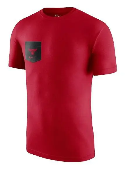 Nike Nba Chicago Bulls Pocket T-shirt - Red