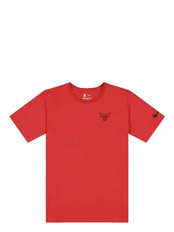 Nike Nba Chicago Bulls Essential Core Logo T-shirt - Red