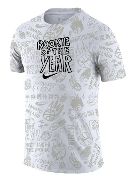 Nike Nba Courtside Rookie Of The Year T-shirt - White