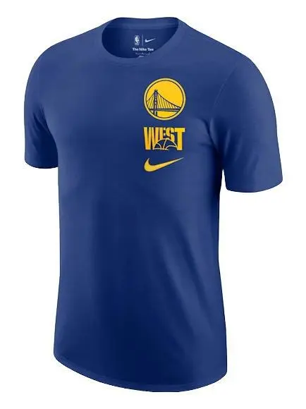 Nike Nba Golden State Warriors T-shirt - Blue/yellow