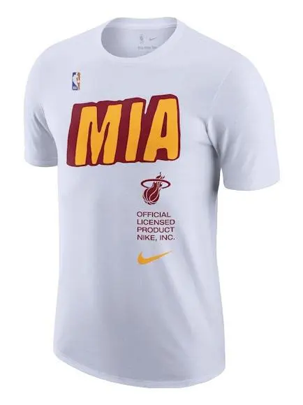 Nike Nba Miami Heat T-shirt - White