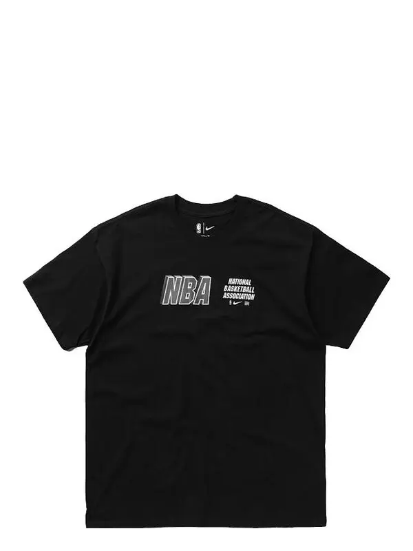 Nike Nba Team 31 Courtside Max 90 Loose Fit Short Sleeve T-shirt - Black