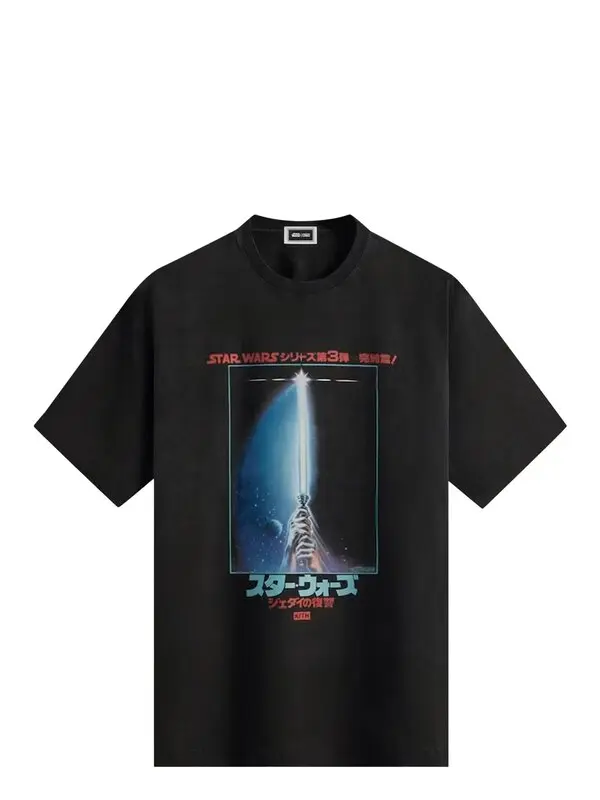 Kith Star Wars Japanese Poster Vintage Tee - Black