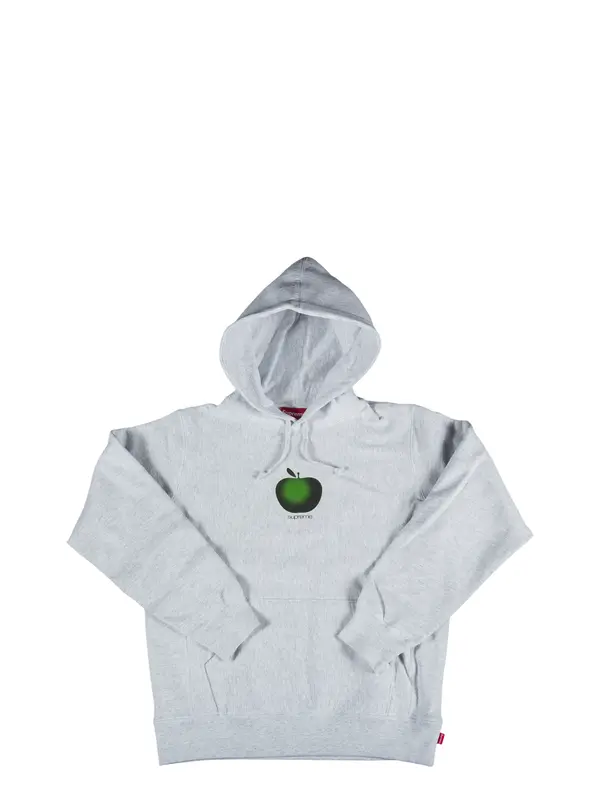 Supreme Apple Hooded Sweatshirt - Grey