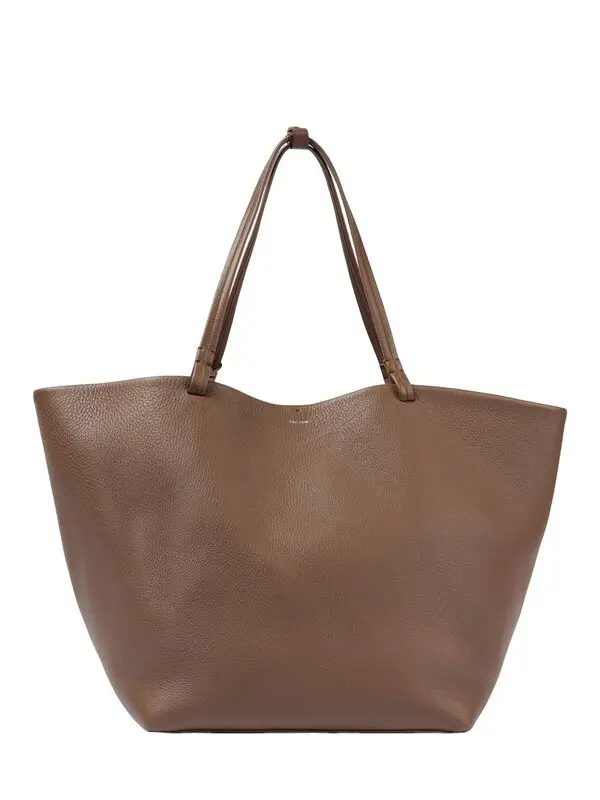 THE ROW Park Xl Leather Tote Bag - Brown
