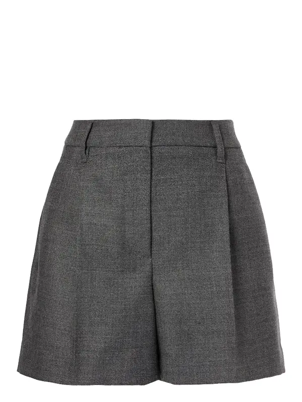 Brunello Cucinelli Wool Shorts - Grey