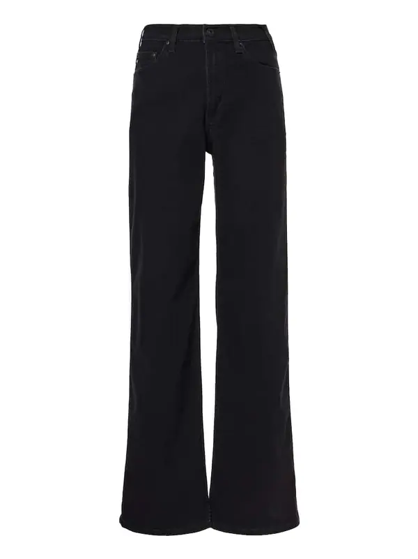 Ag Straight Leg Jeans - Black