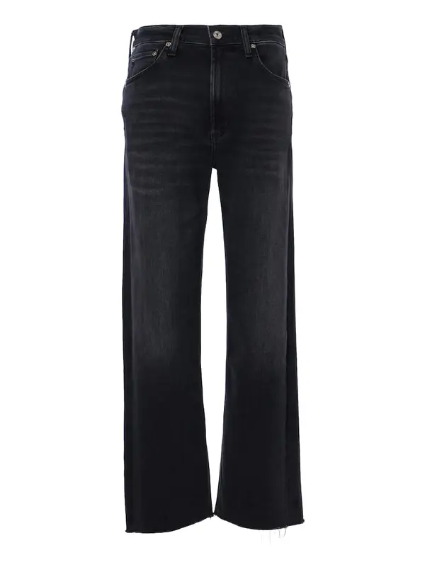 Citizens Of Humanity Palma Straight High-rise Jeans - Black