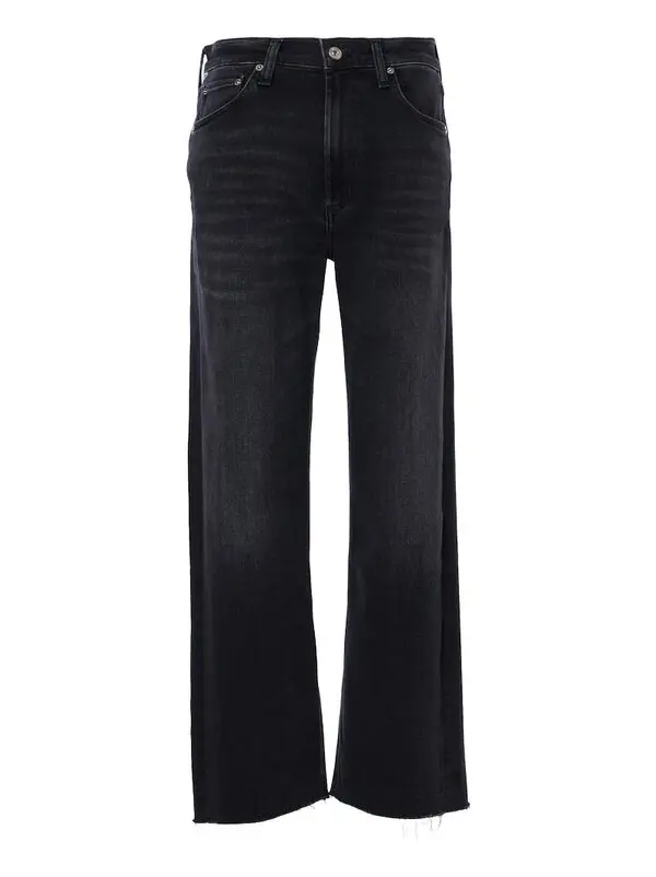Citizens Of Humanity Palma Straight High-rise Jeans - Black