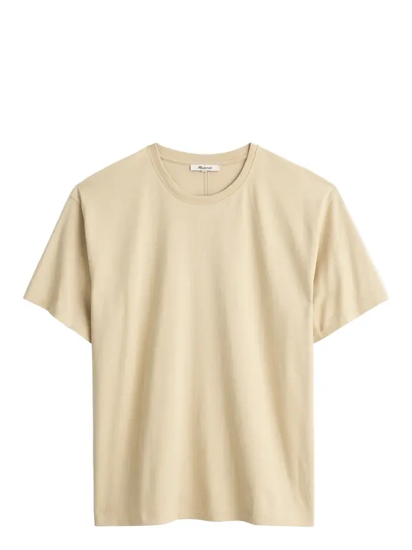 Madewell Cotton Relaxed Oversized T-shirt - Toasted Cashew
