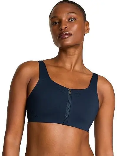 Victoria's Secret Vsx Featherweight Max™ Front-close Sports Bra - Blue