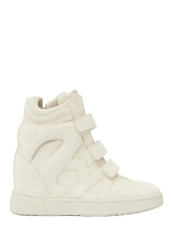 Isabel Marant High-top Wedge Sneakers - Ecru
