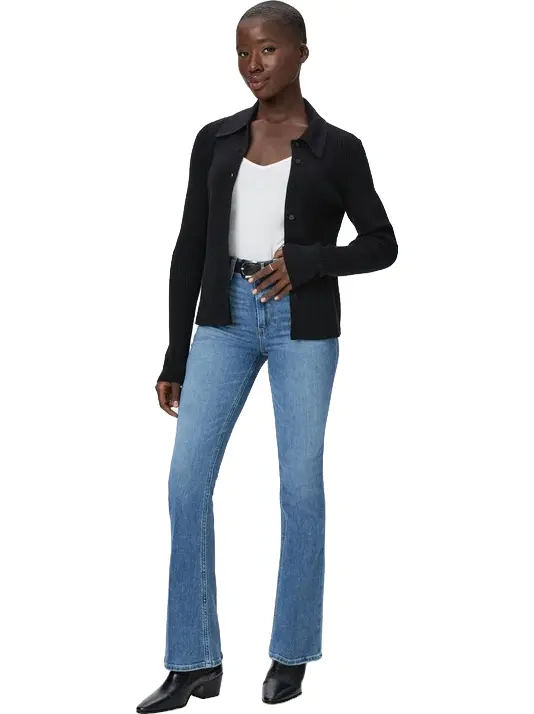 Paige High Rise Laurel Canyon Bootcut Jean - Denim