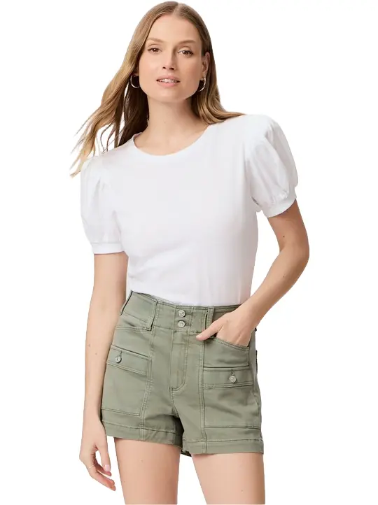 Paige Olivia Cargo Short - Green