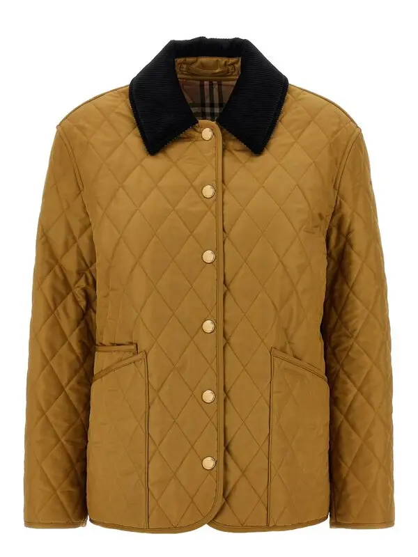 Burberry Dranefeld Quilted Jacket - Beige