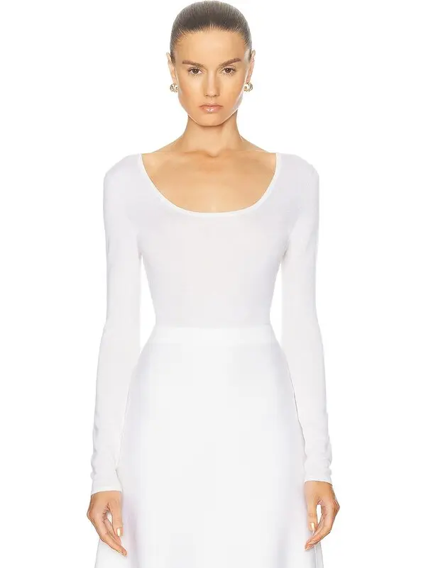 Gabriela Hearst Emily Bodysuit - Ivory