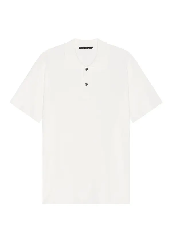 Jacquemus Le Polo Maille In White - Off-white