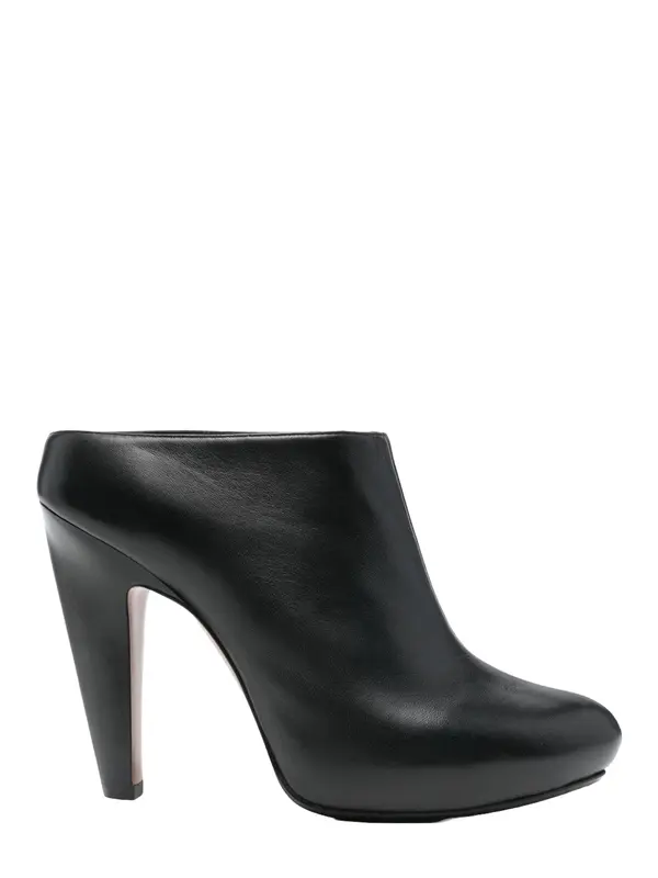 Alexander McQueen 120mm The Edge Mules - Black