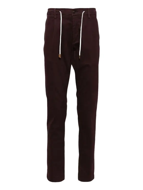 Eleventy Tapered Trousers - Red