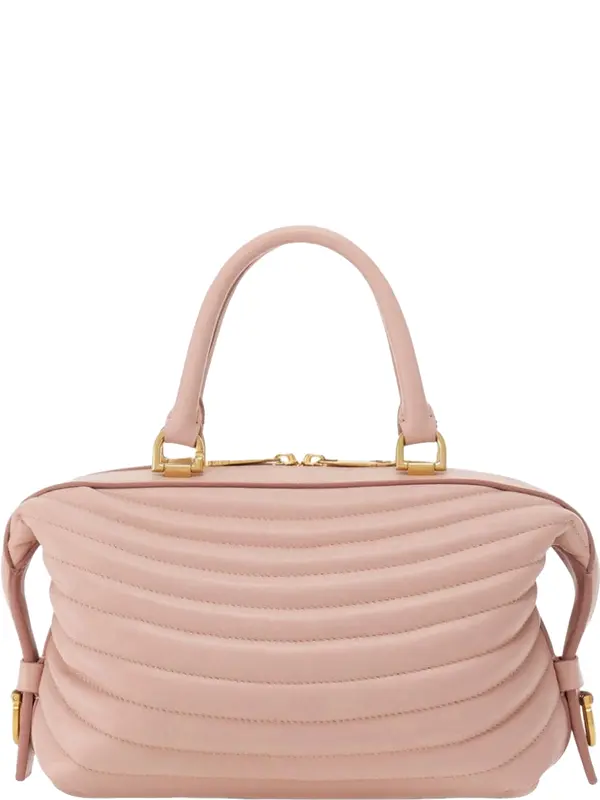 FERRAGAMO Bowling Quilted Tote Bag - Pink