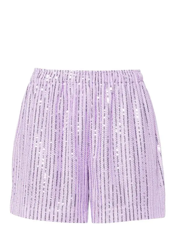 Stine Goya Sganne Sequined Shorts - Purple