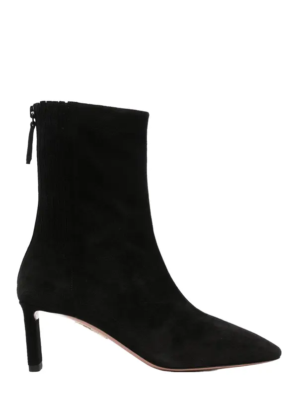 AQUAZZURA 65mm Blade Boots - Black