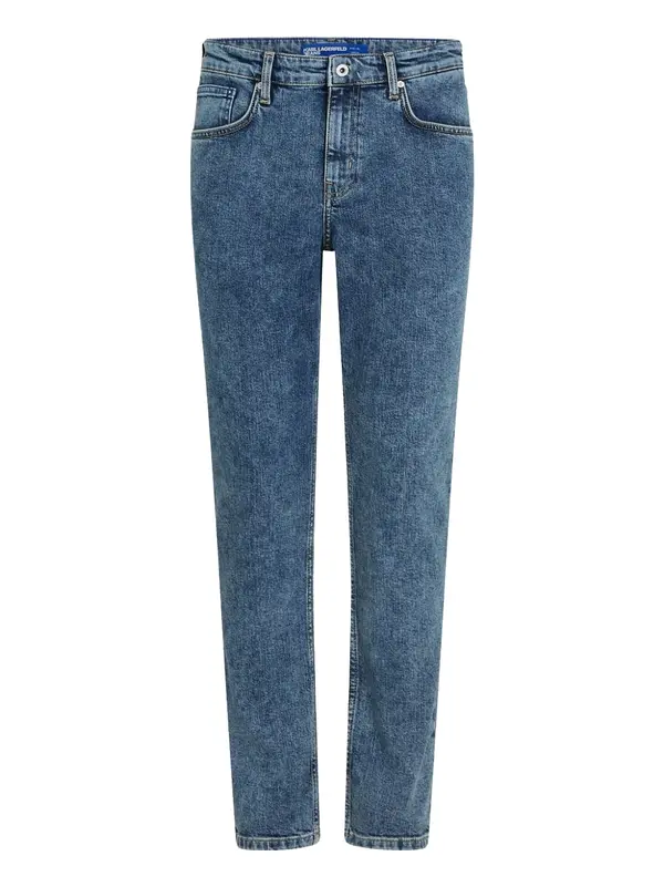 Karl Lagerfeld Mid-rise Slim-fit Jeans - Blue