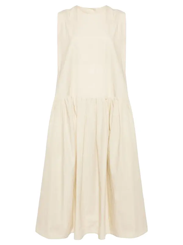 JNBY A-line Sleeveless Dress - White