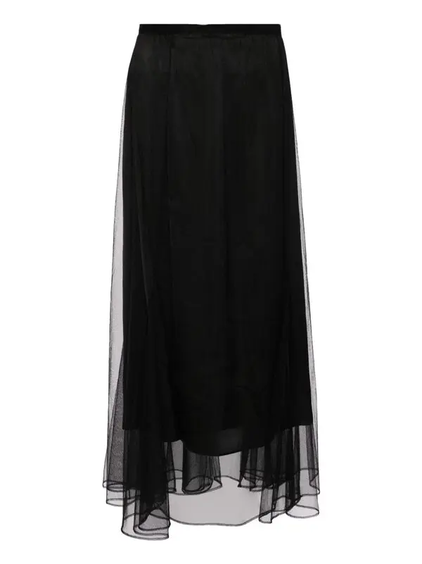 JNBY Tulle Maxi Skirt - Black