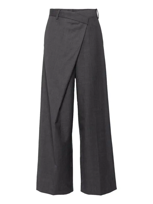 JNBY Wide-leg Trousers - Grey