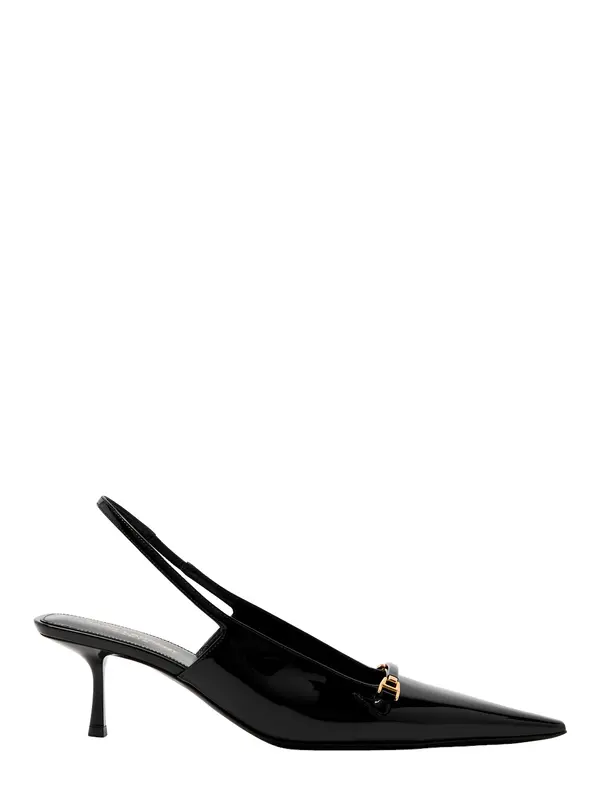 Saint Laurent Carine 55 Slingback Pumps - Black