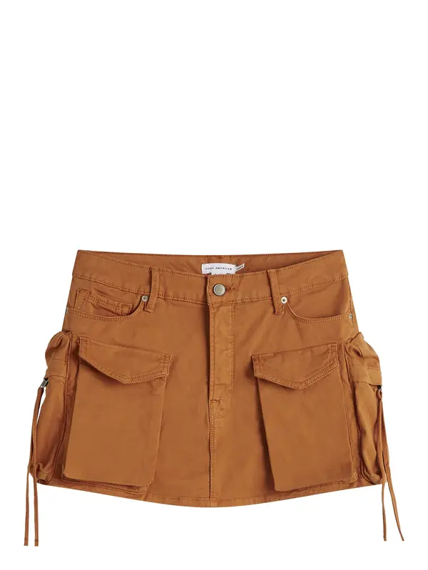 Good American Cargo Mini Skirt - Canyon