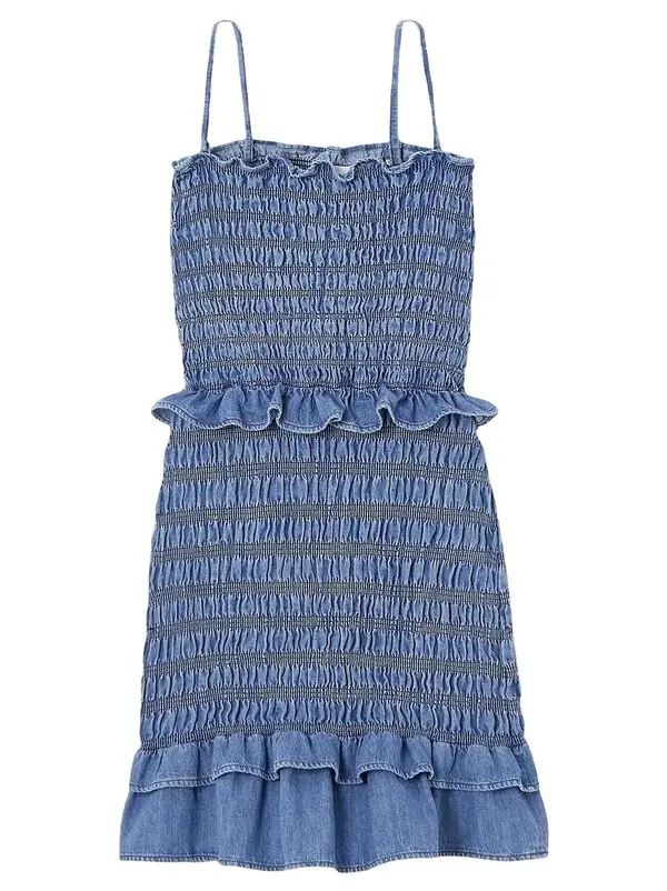 MARANT ETOILE Djina Mini Dress - Mid Denim