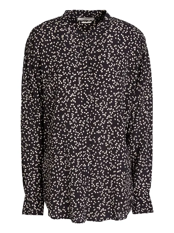 MARANT ETOILE Catchell Printed Shirt - Black