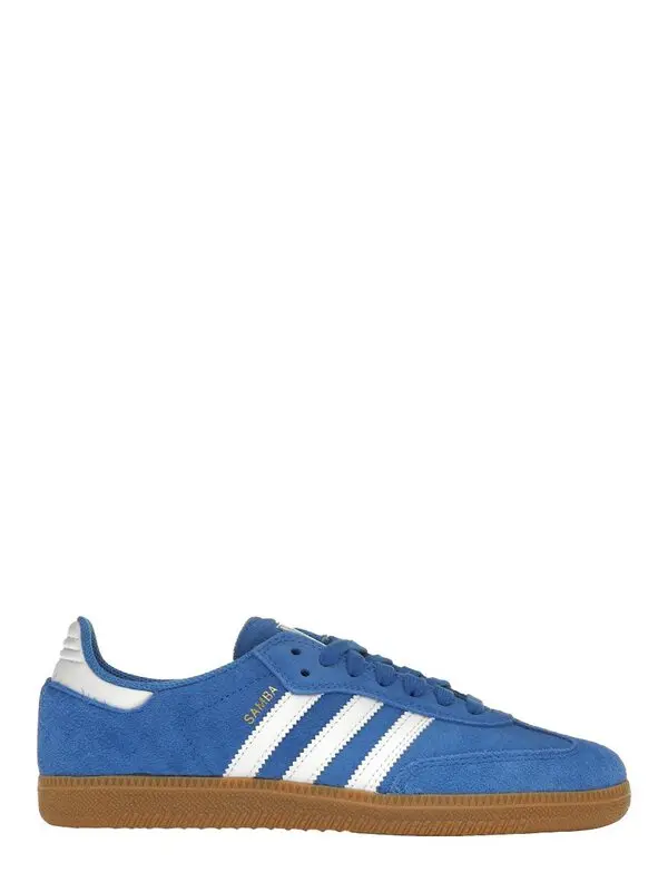 Adidas Samba Adv Sneakers - Blue Bird/cloud White/gold Metallic