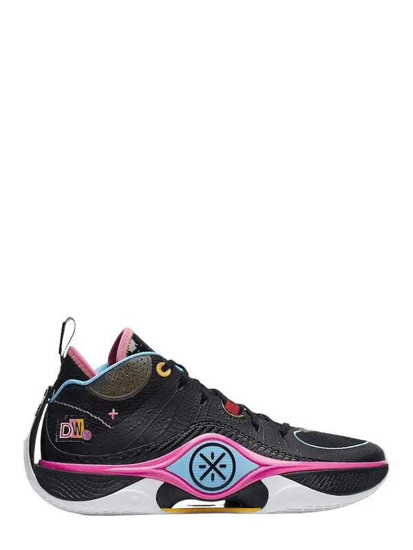 LI-NING Wade Shadow 5 Sneakers - Black/blue/pink