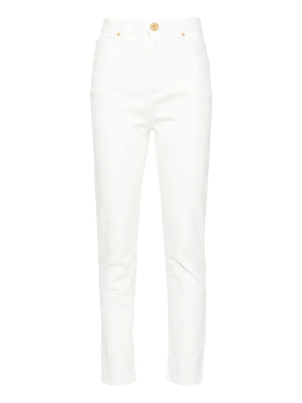 Balmain High-rise Skinny Jeans - White