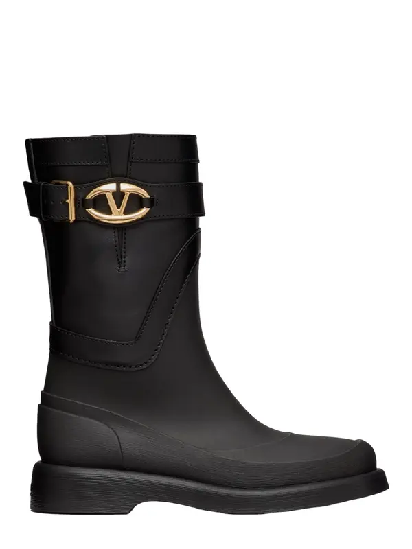 Valentino Garavani 35mm Vlogo The Bold Edition Boots - Black