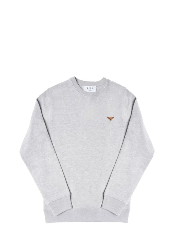 PELO FOUNDATION Chihuahua Embroidered Sweatshirt - Grey