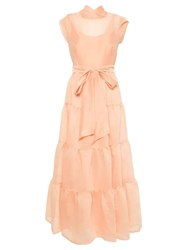 BARUNI Tsai Maxi Dress - Orange
