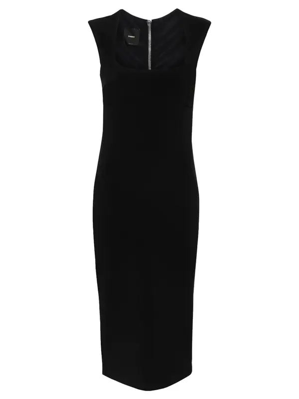 Pinko Valensole Midi Dress - Black