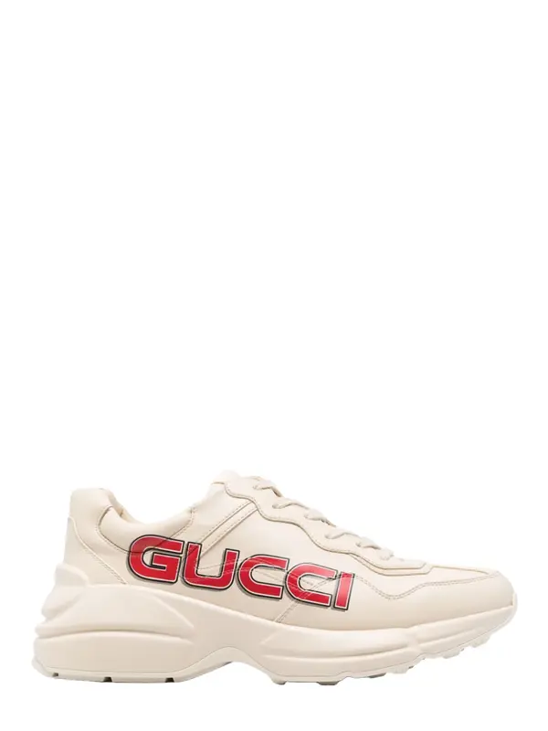 Gucci Logo-print Sneakers - Neutrals