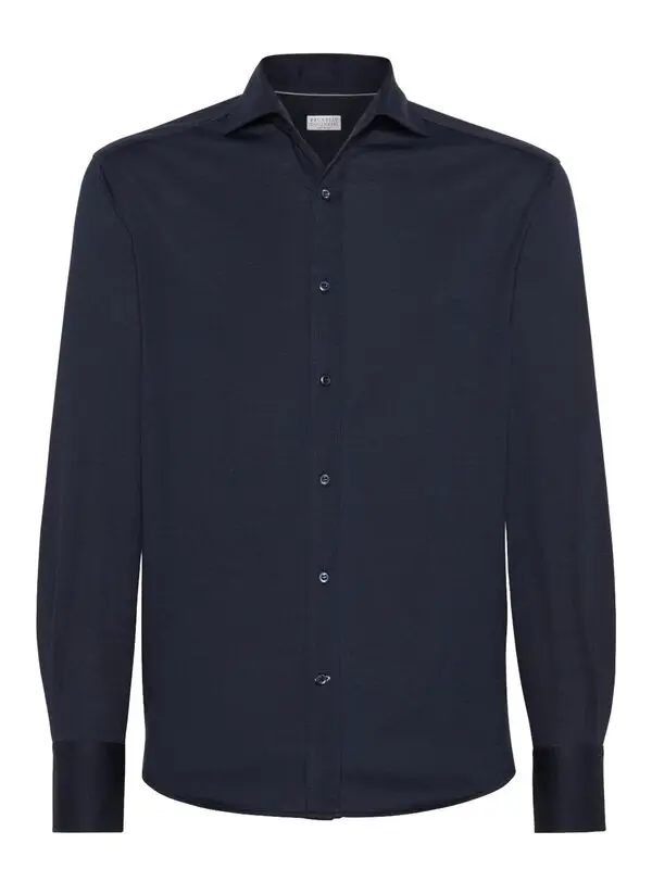 Brunello Cucinelli Long-sleeve Shirt - Blue