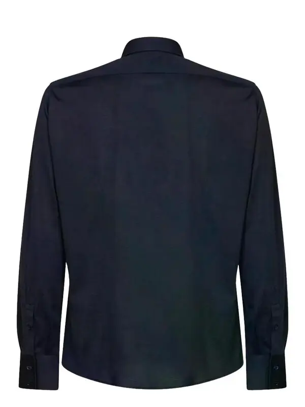 Brunello Cucinelli Lightweight Jersey Shirt - Navy Blue