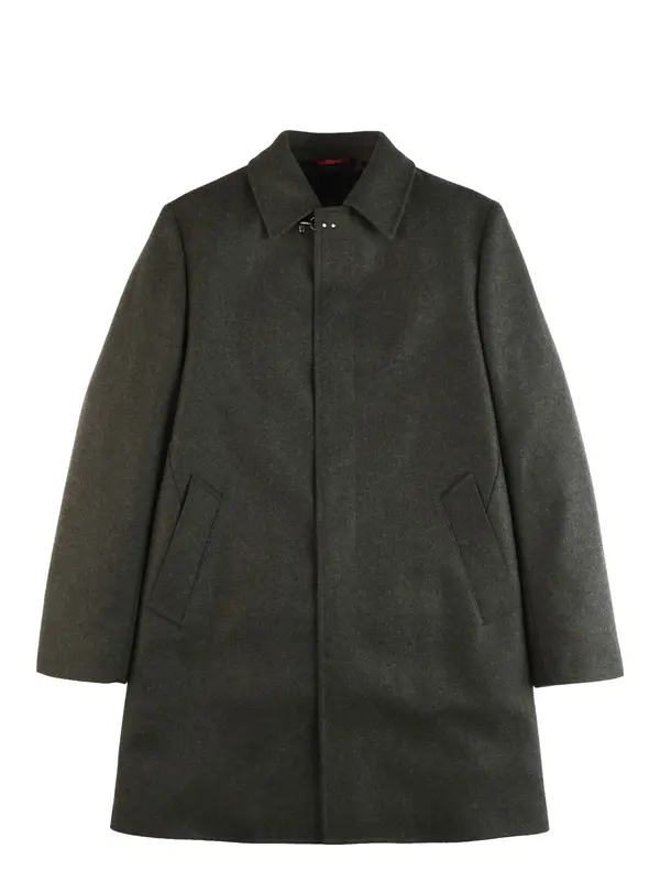 FAY Wool-cashmere Single-breasted Coat - Green