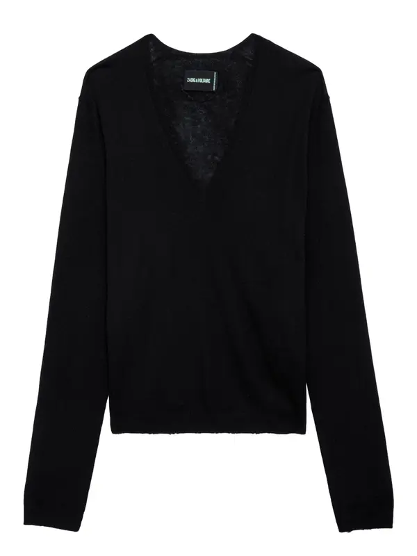 Zadig&Voltaire Rivy Cashmere Jumper - Black
