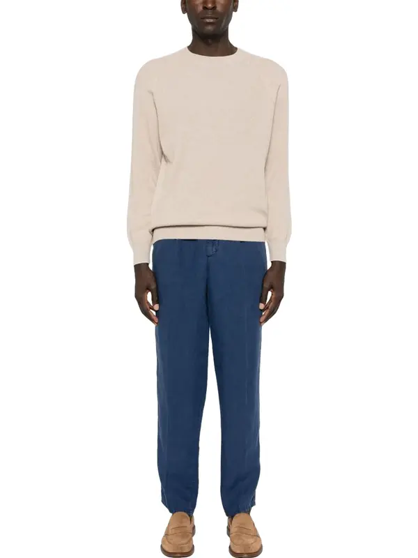 Brunello Cucinelli Crew-neck Cotton Jumper - Neutrals