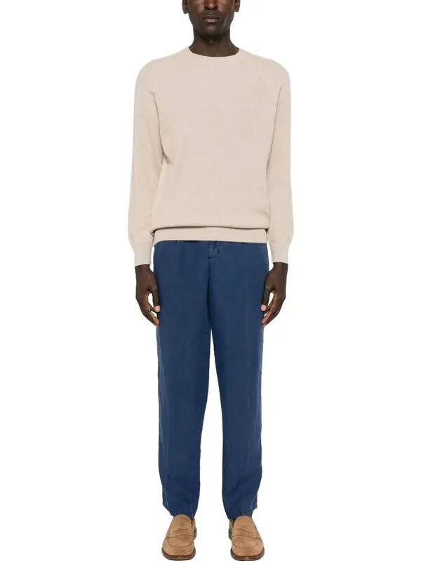 Brunello Cucinelli Crew-neck Cotton Jumper - Neutrals
