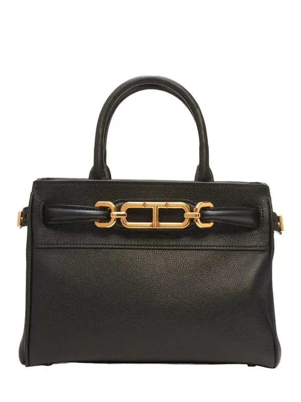 TOM FORD Small Whitney Leather Bag - Black