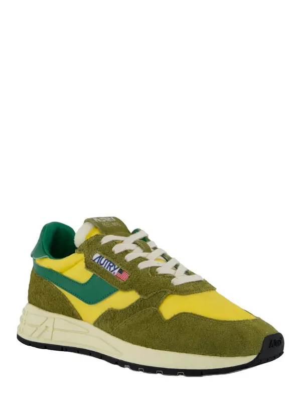AUTRY Reelwind Colorblock Sneakers - Hair/nylon Moss/amazon